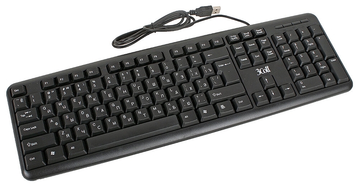 Проводная клавиатура 3Cott 3C-WKB-600B Black