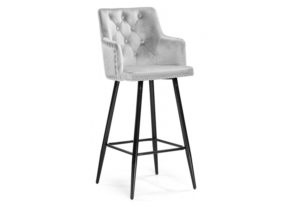 Барный стул Woodville Ofir 15045, черный/light gray