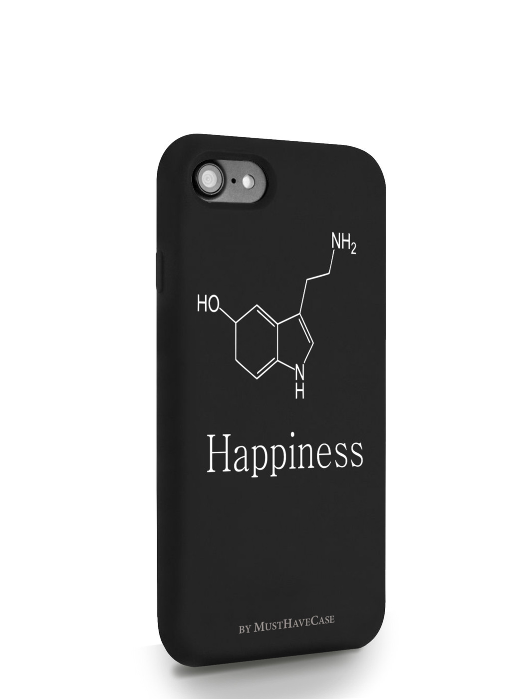 Чехол MustHaveCase для iPhone 7/8/SE2020 Молекула счастья черный