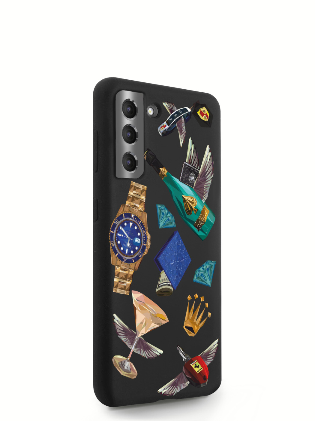 Чехол MustHaveCase для Samsung Galaxy S21 Luxury lifestyle черный