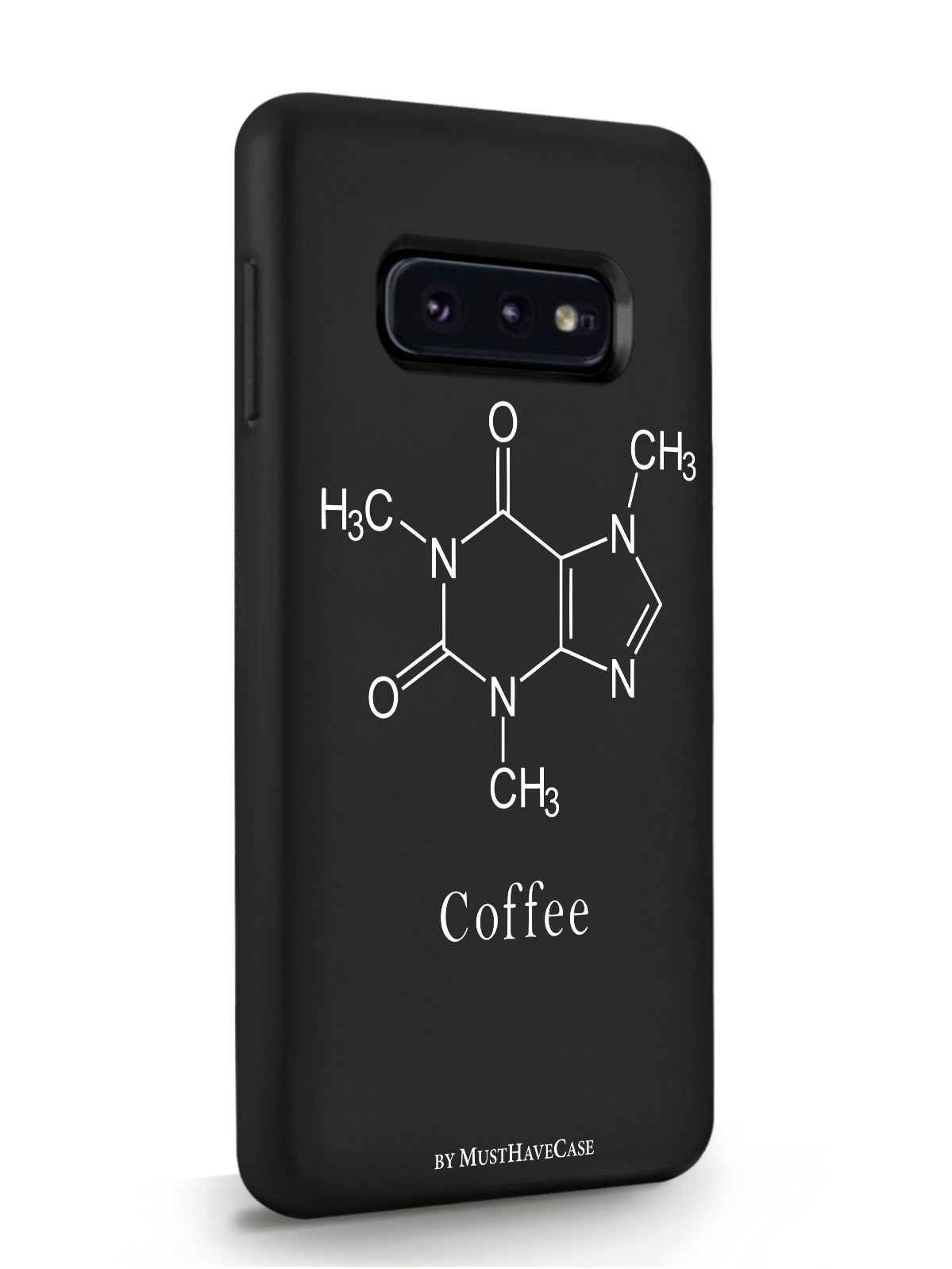 Чехол MustHaveCase для Samsung Galaxy S10E Молекула кофе черный