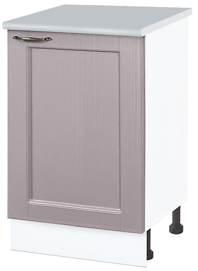 Кухонный напольный шкаф Нева 50 см. МДФ Лаванда (Н 500)