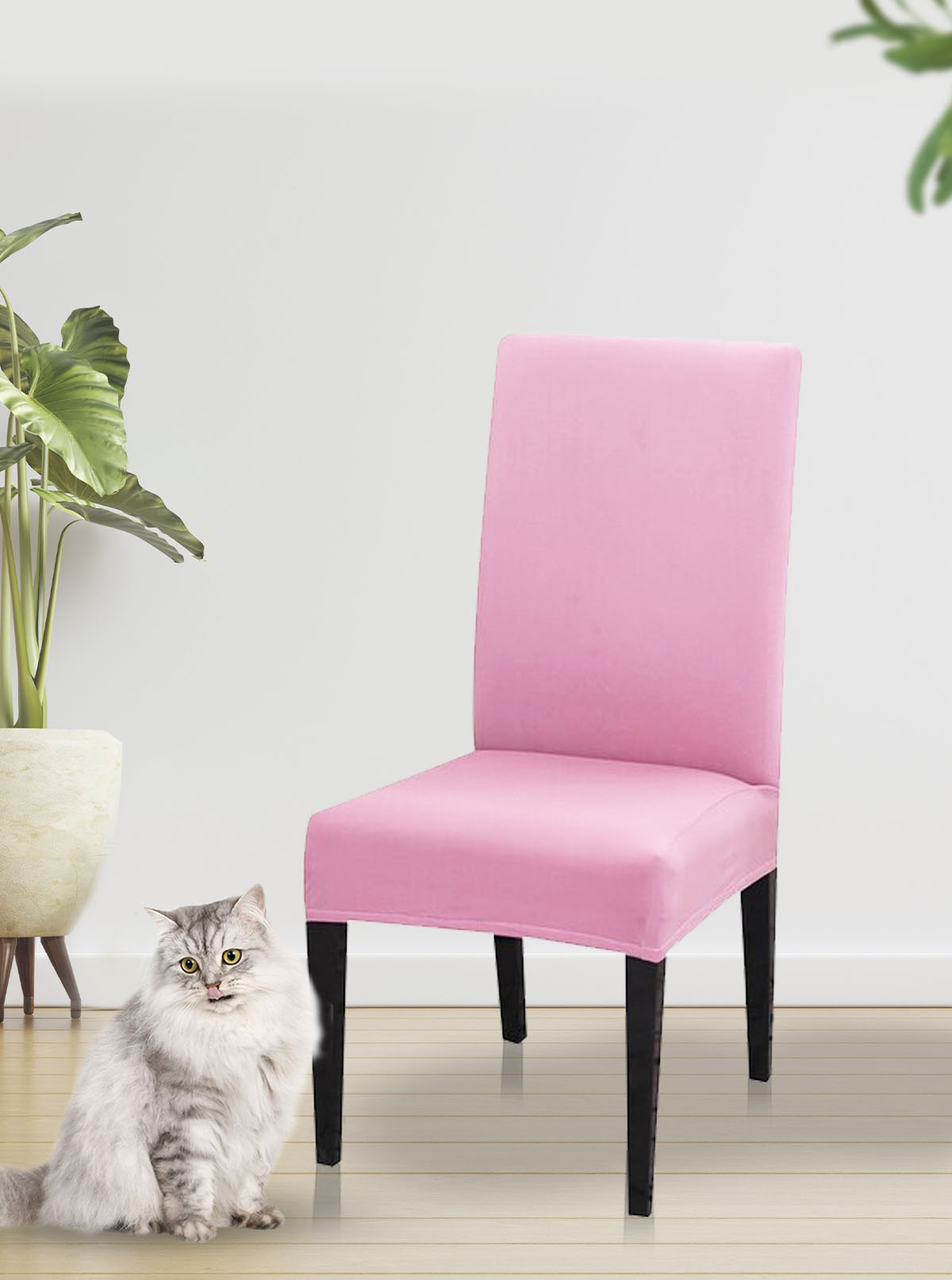 Чехол на стул LuxAlto Jersey, розовый