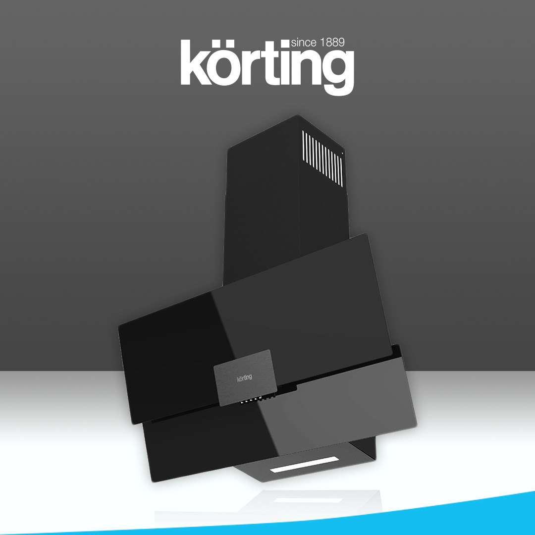Вытяжка настенная Korting KHC 96373 BXGN черная