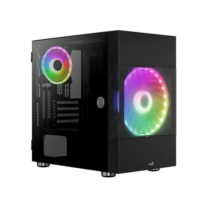 Корпус компьютерный AeroCool Atomic (ATOMIC-G-BK-V1) Black