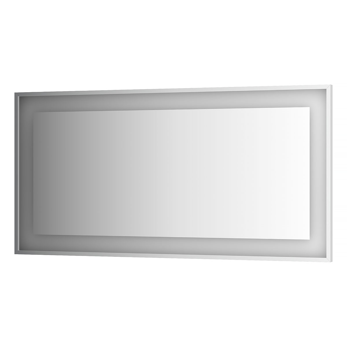 Зеркало в багетной раме со встроенной Led-подсветкой Evoform BY 2210, 75х150 3000 К