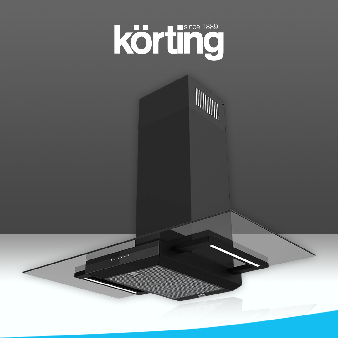 Вытяжка настенная Korting KHC 90925 SGB черная