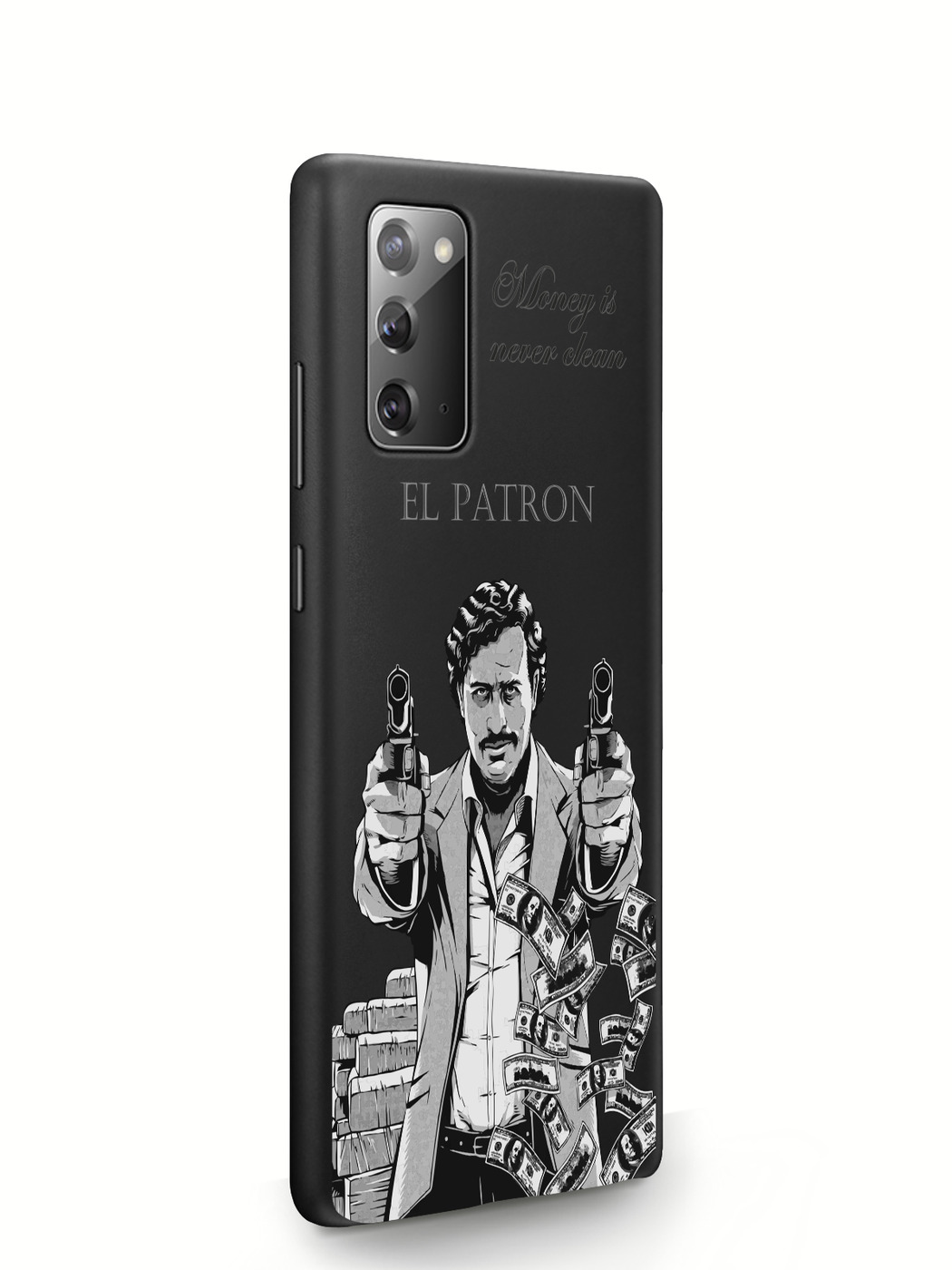 Чехол MustHaveCase для Samsung Galaxy Note 20 El Patron Pablo Escobar черный