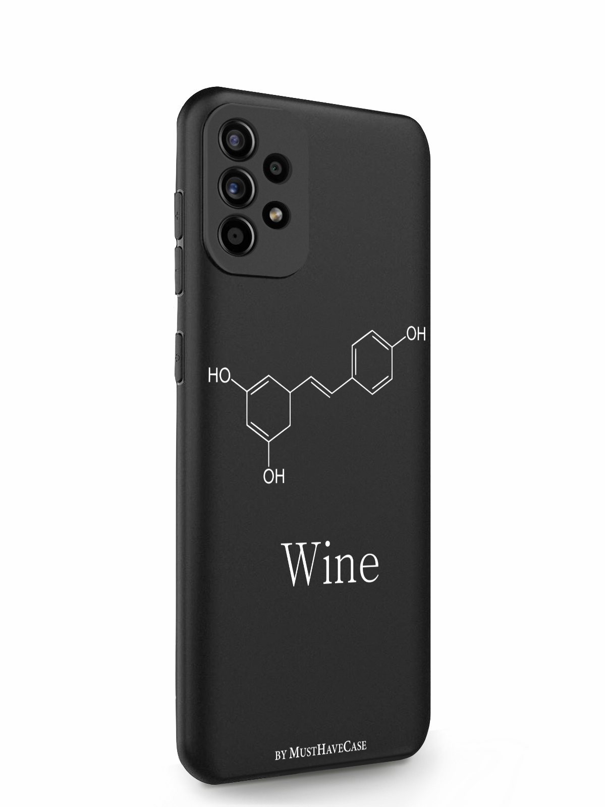 Чехол MustHaveCase для Samsung Galaxy A52 Молекула вина черный