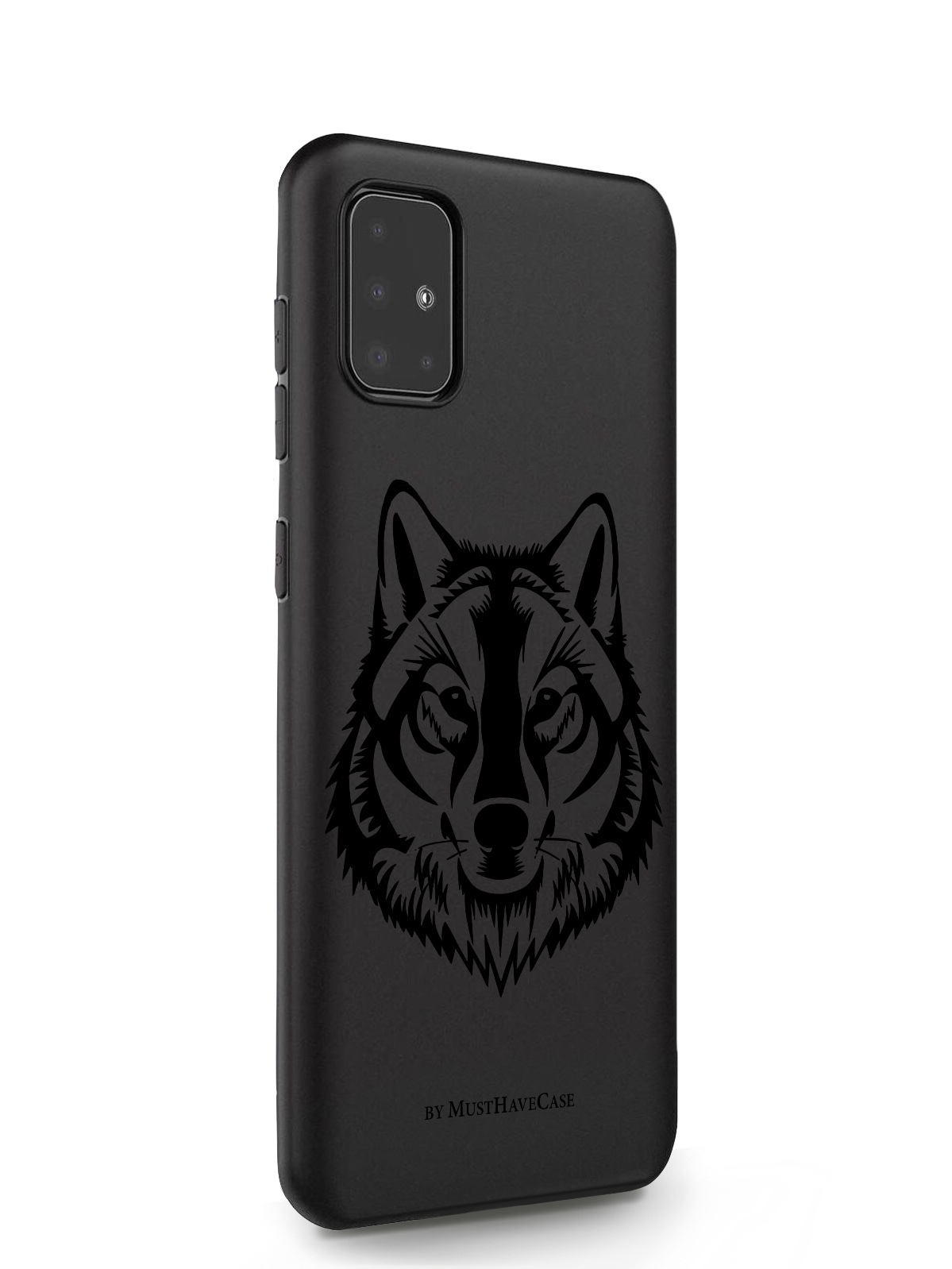 Чехол MustHaveCase для Samsung Galaxy A51 Волк черный