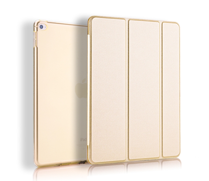 Чехол-обложка MyPads для Apple iPad 9.7 (2017)/Apple iPad 9.7 (2018)с подставкой золотой