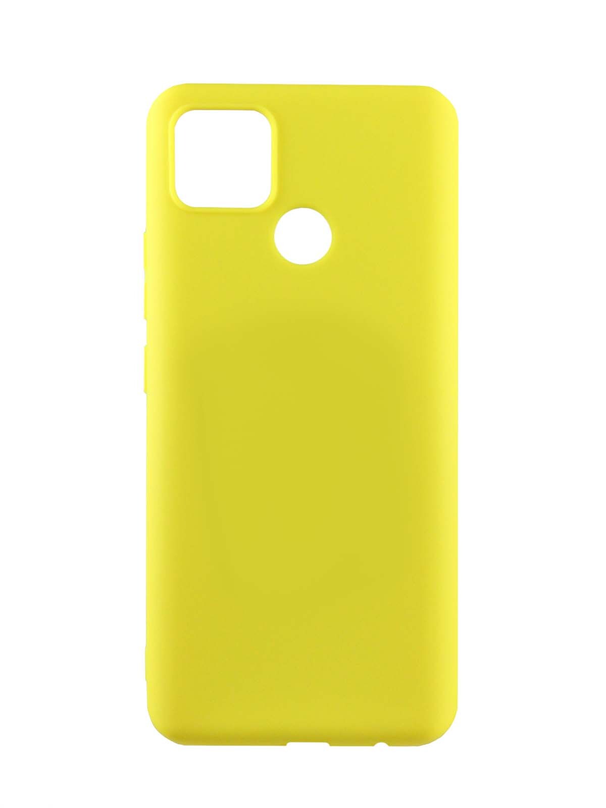 Защитный чехол LuxCase на Xiaomi Redmi 10A, Желтый кейс накладка на телефон, 62719