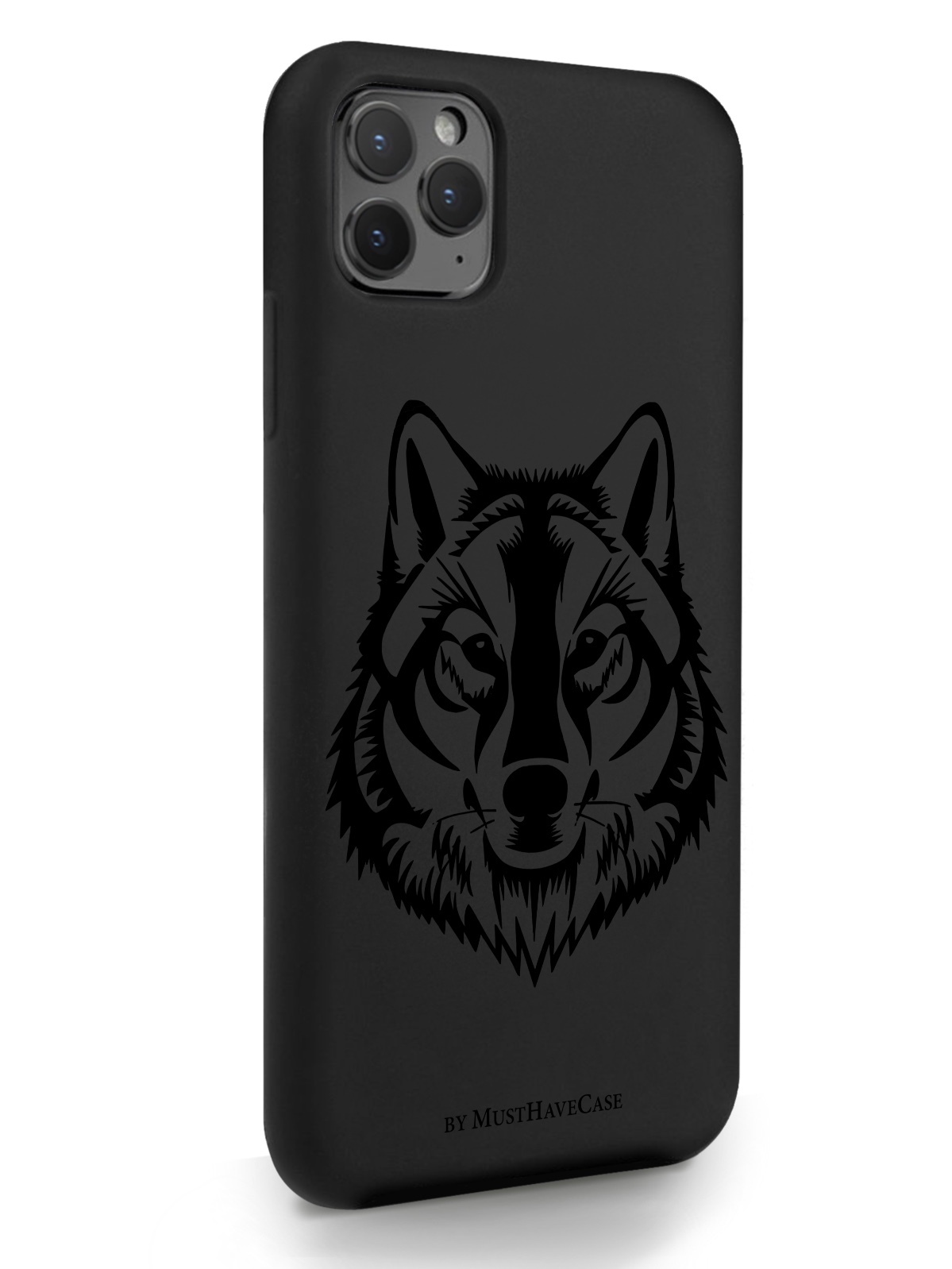 Чехол MustHaveCase для iPhone 11 Pro Max Волк черный