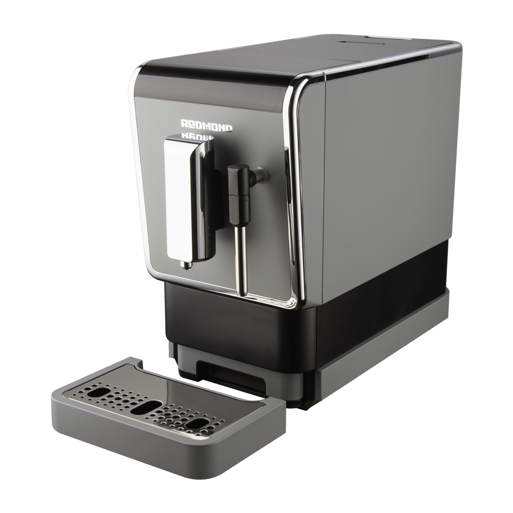 Кофемашина автоматическая REDMOND RCM-1517 серебристый, черный