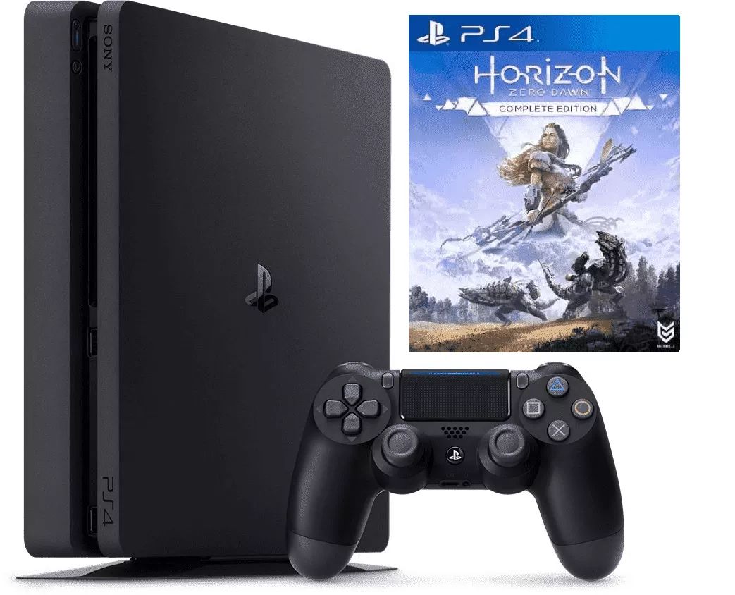 Игровая приставка Sony PlayStation 4 Slim (500GB)+Horizon Zero Dawn Complete Edition