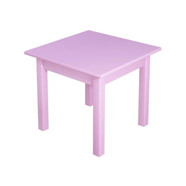журнальный стол Solarius Классика квадратный 60х60х44, цвет розовый