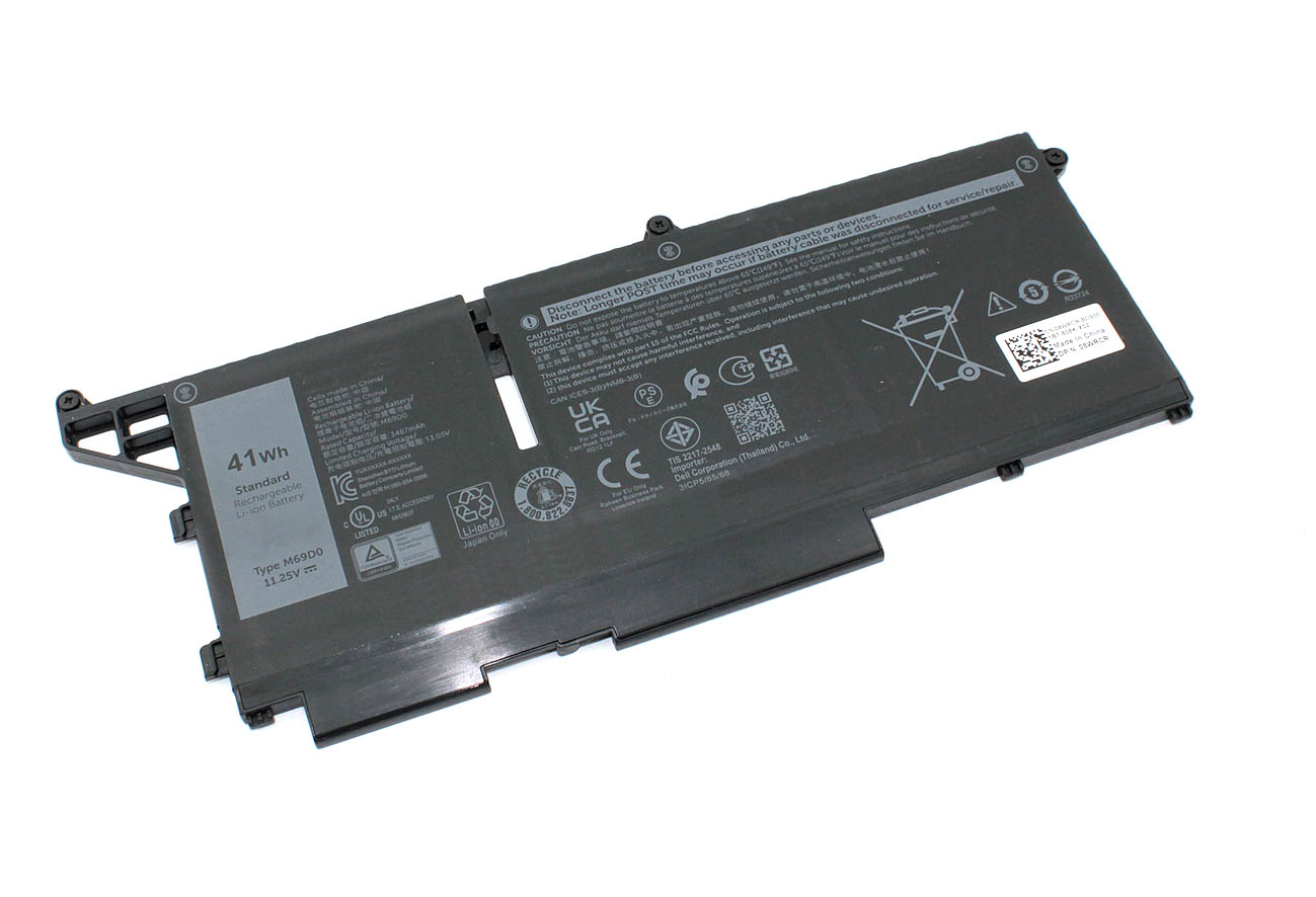 Аккумулятор для ноутбука NoBrand Dell 8WRCR, M69D0 11.25V 3467mAh 3467 мАч 11.25В 091207