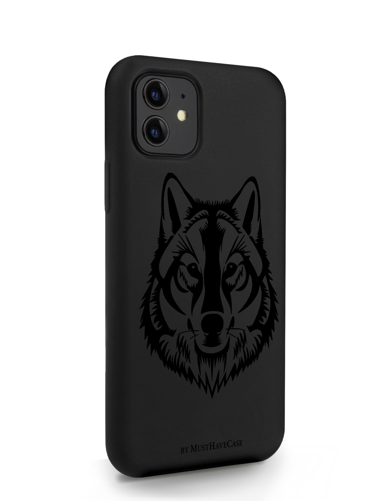 Чехол MustHaveCase для iPhone 11 Волк черный