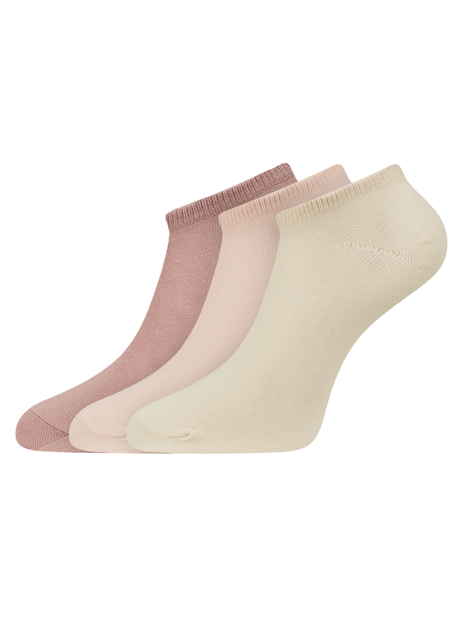Комплект носков женских oodji 57102433T3 разноцветных 35-37