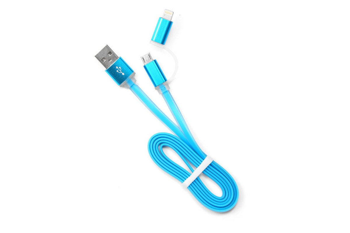 Кабель Cablexpert USB универсальный (micro USB - Lightning) CC-mAPUSB2bl1m