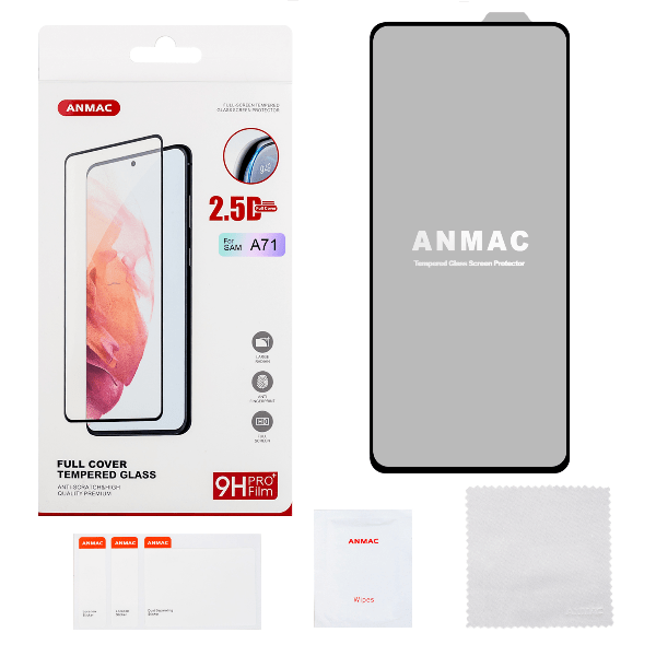 Защитное стекло ANMAC для Samsung A71 Full Cover Арт.1137348