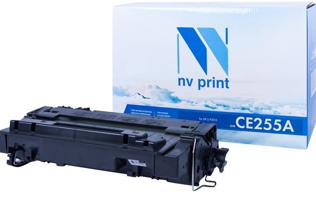Картридж для лазерного принтера NV Print CE255A черный