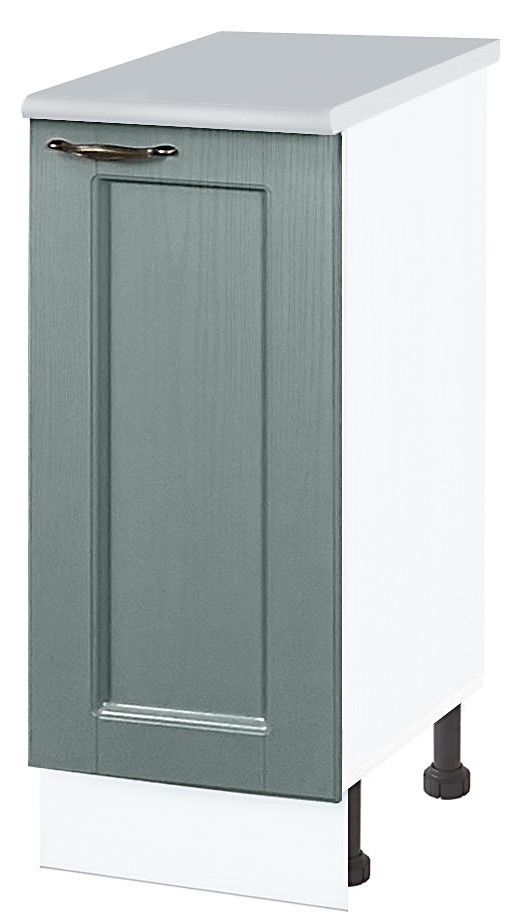 Кухонный напольный шкаф Нева 30 см. МДФ Маренго (Н 300)