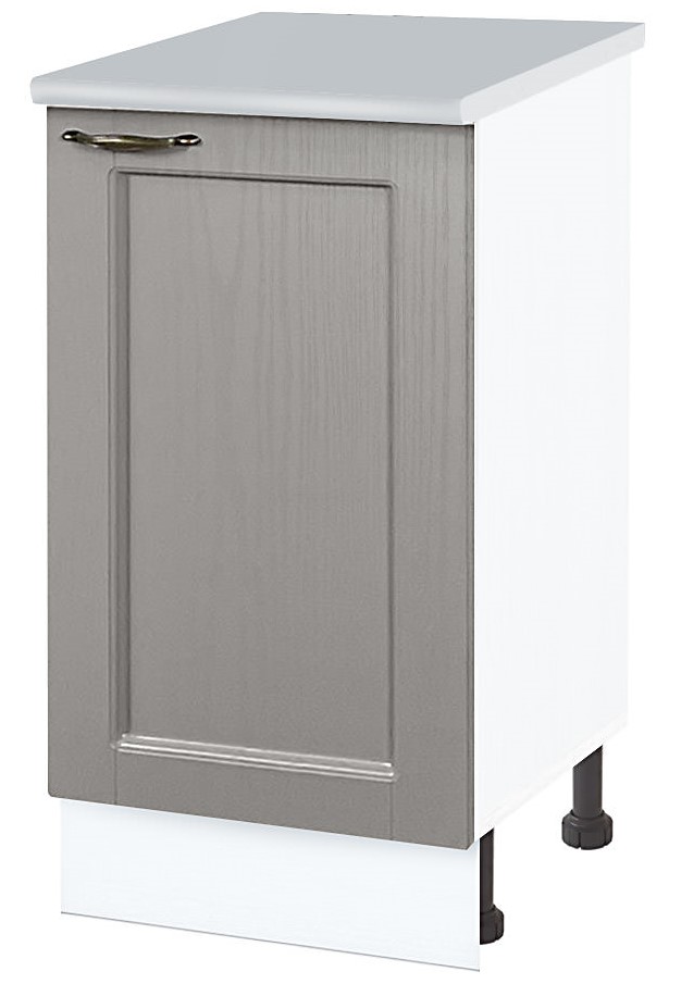 Кухонный напольный шкаф Нева 40 см. МДФ Латте (Н 400)