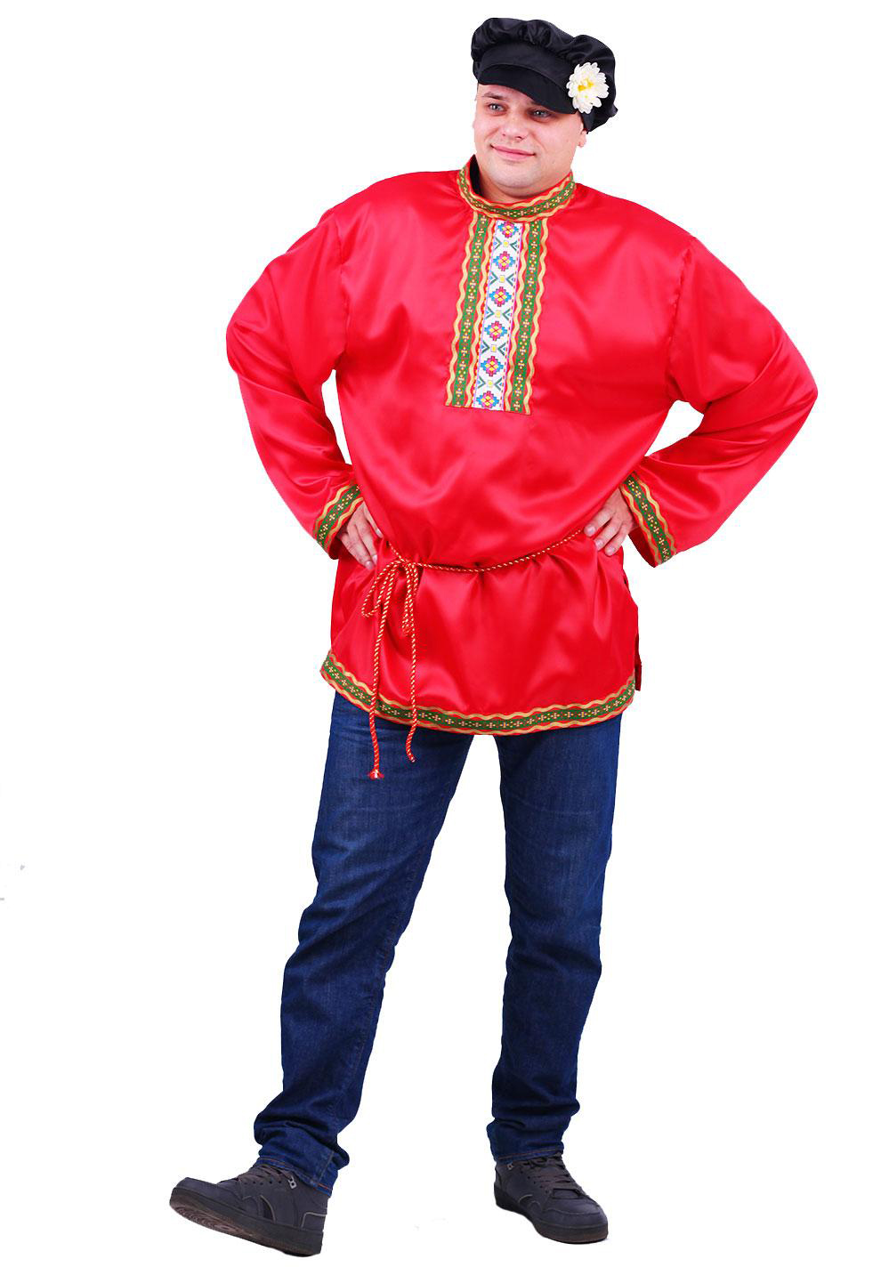 Костюм карнавальный мужской Batik 5004 к-19Иванушка, красный, 56 RU