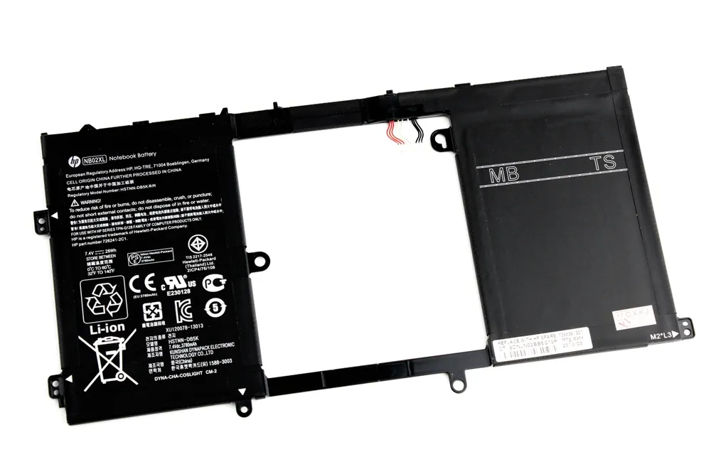 Аккумуляторная батарея для ноутбука HP 11-h NB02XL 7.4V 3750mAh
