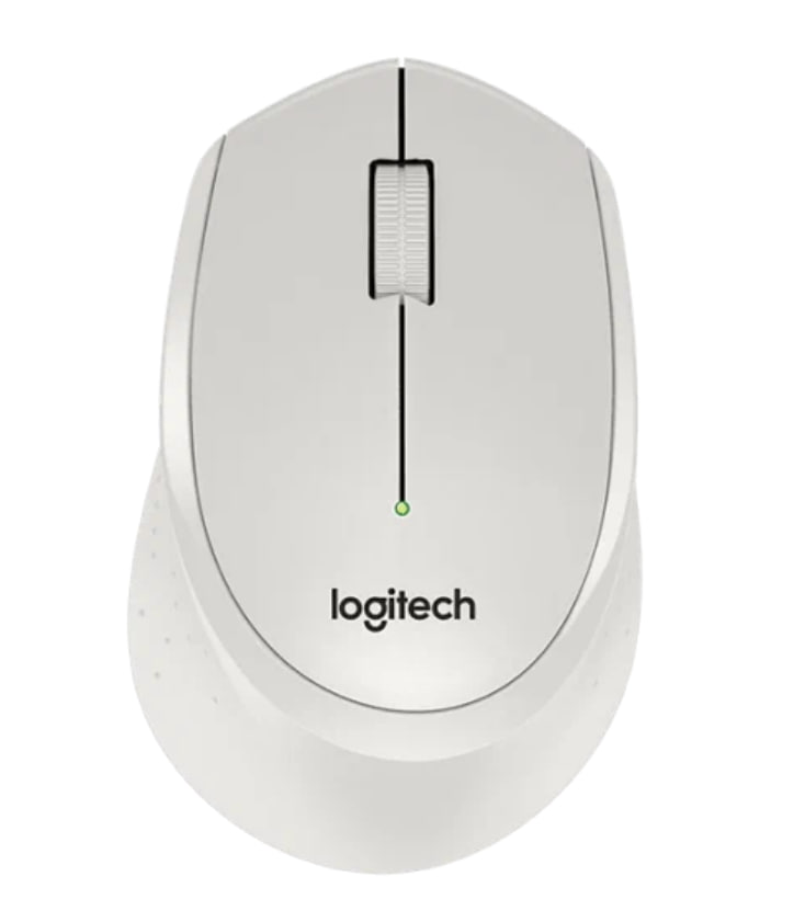 Беспроводная мышь Logitech M330 Silent Plus White/Yellow (910-004926)