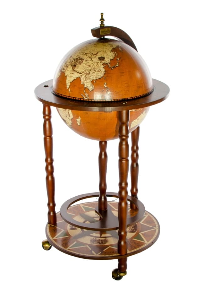 Глобус бар напольный Ptolemaeus "Возрождение", сфера 33 см