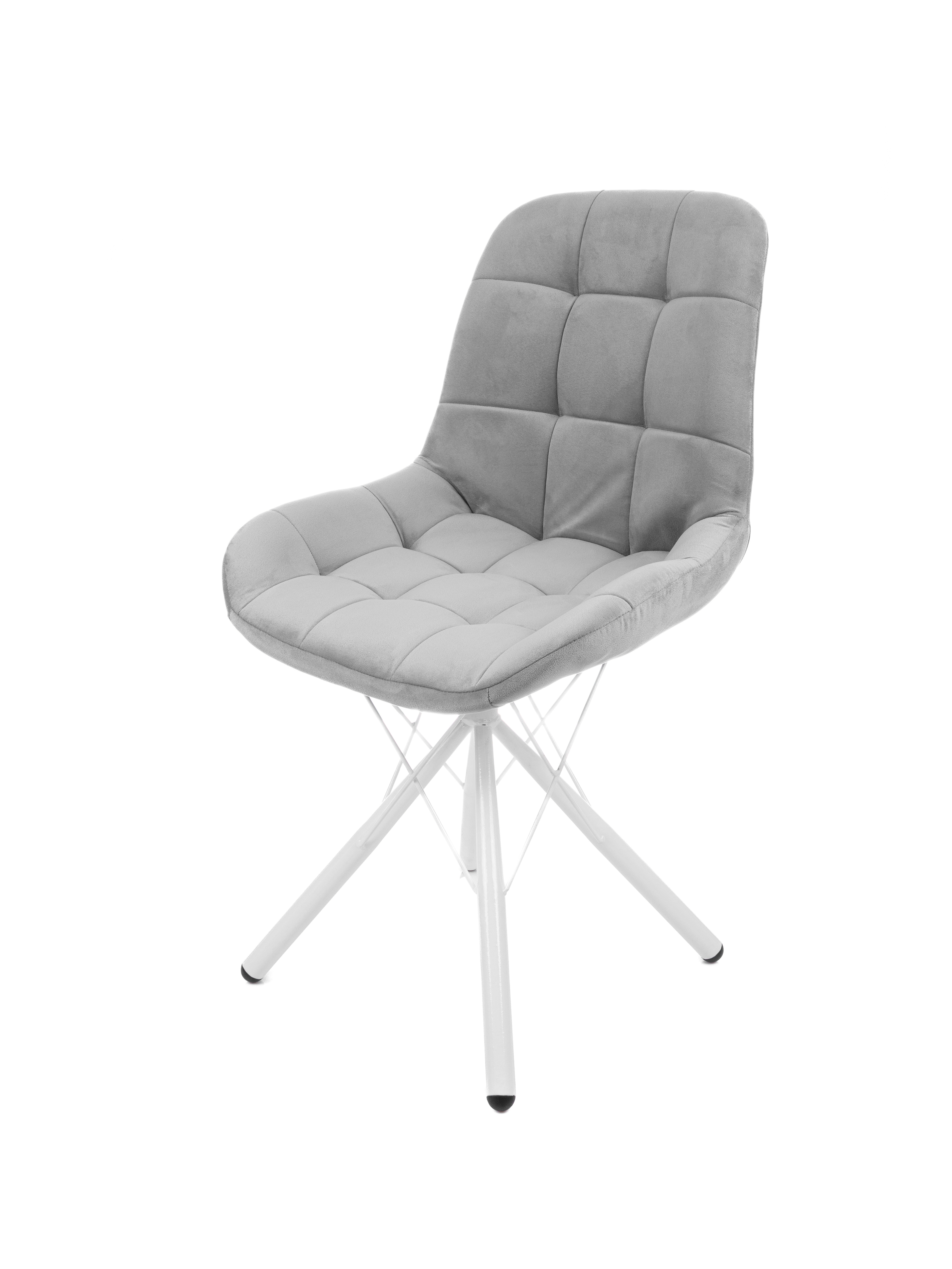 Комплект стульев Флори 1, 23070787 серый/белый (2 шт)