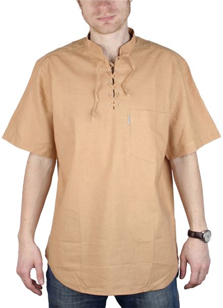 Рубашка мужская Maestro Beig2-14-k оранжевая L