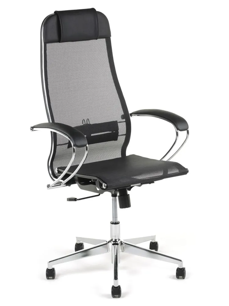 Кресло компьютерное МЕТТА-4(MPRU)/подл.131/осн.004 Черный