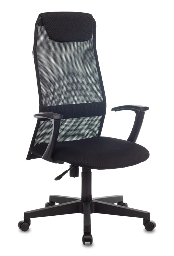 Офисное кресло, Кресло руководителя Бюрократ KB-8, Сетка, Сетчатая ткань, черный