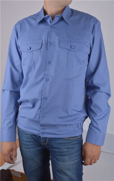 Рубашка мужская Imperator Army Blue голубая 45/170-178