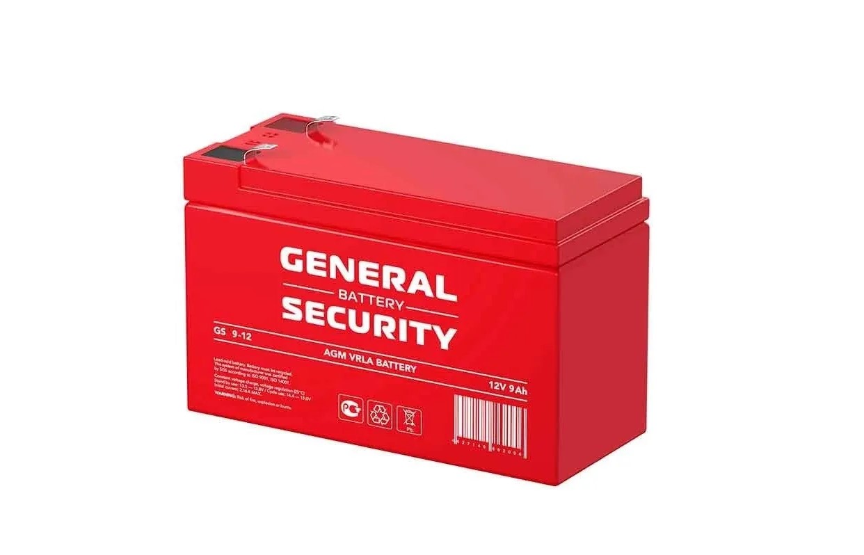 Аккумулятор для ИБП General Security GS 9-12 9 А/ч 12 В 10572
