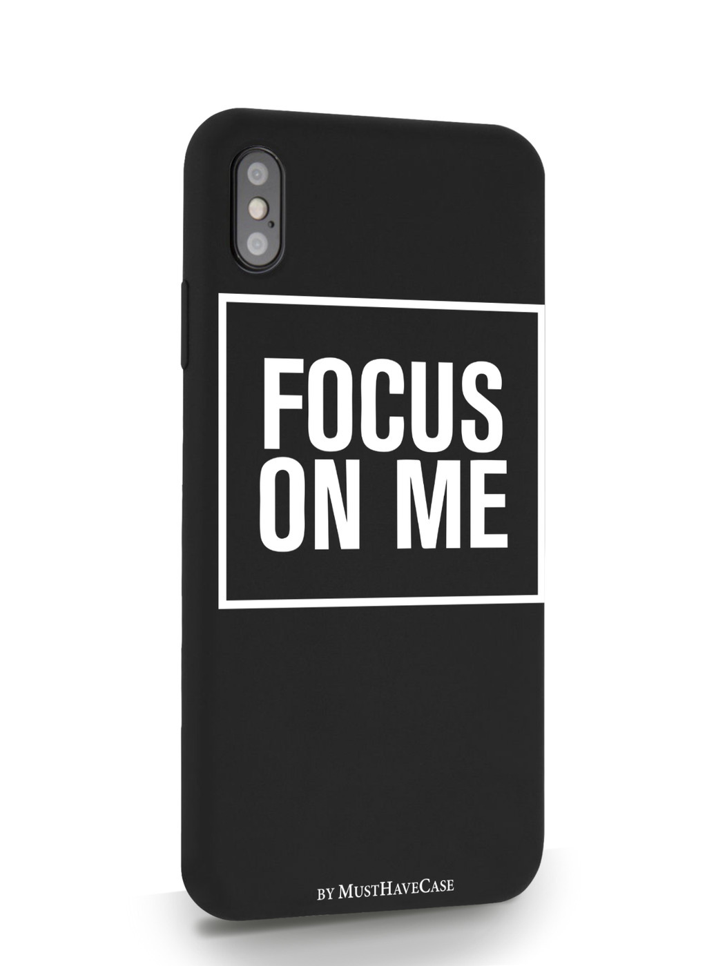 Чехол MustHaveCase для iPhone XS Max Focus on me черный