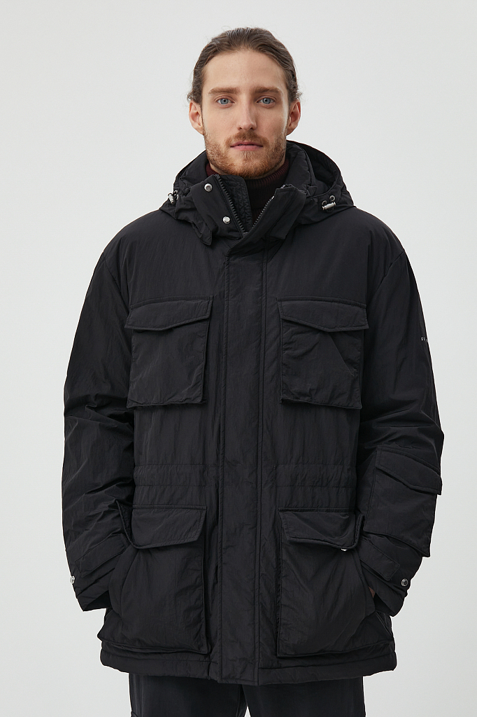 Куртка мужская Finn Flare FAB21043 черная XL