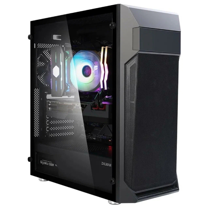 Корпус компьютерный Zalman Z1 Plus Black