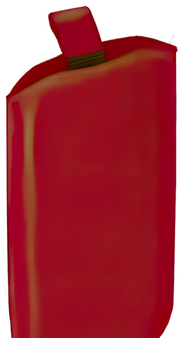 Чехол-пенал с язычком для Samsung D880 красный