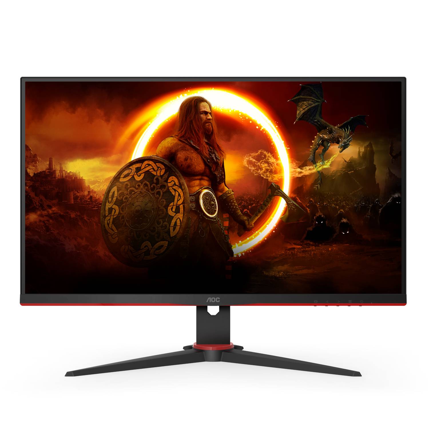 23.8" Монитор AOC 24G2SAE/BK черный 165Hz 1920x1080 VA