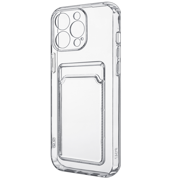 Чехол iPhone 13 Pro Max Clear Card прозрачный
