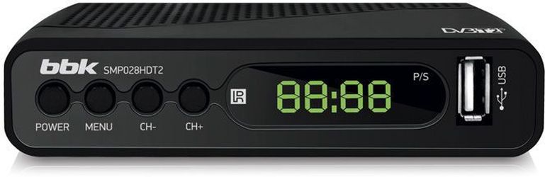 DVB-T2 приставка BBK SMP028HDT2 Black