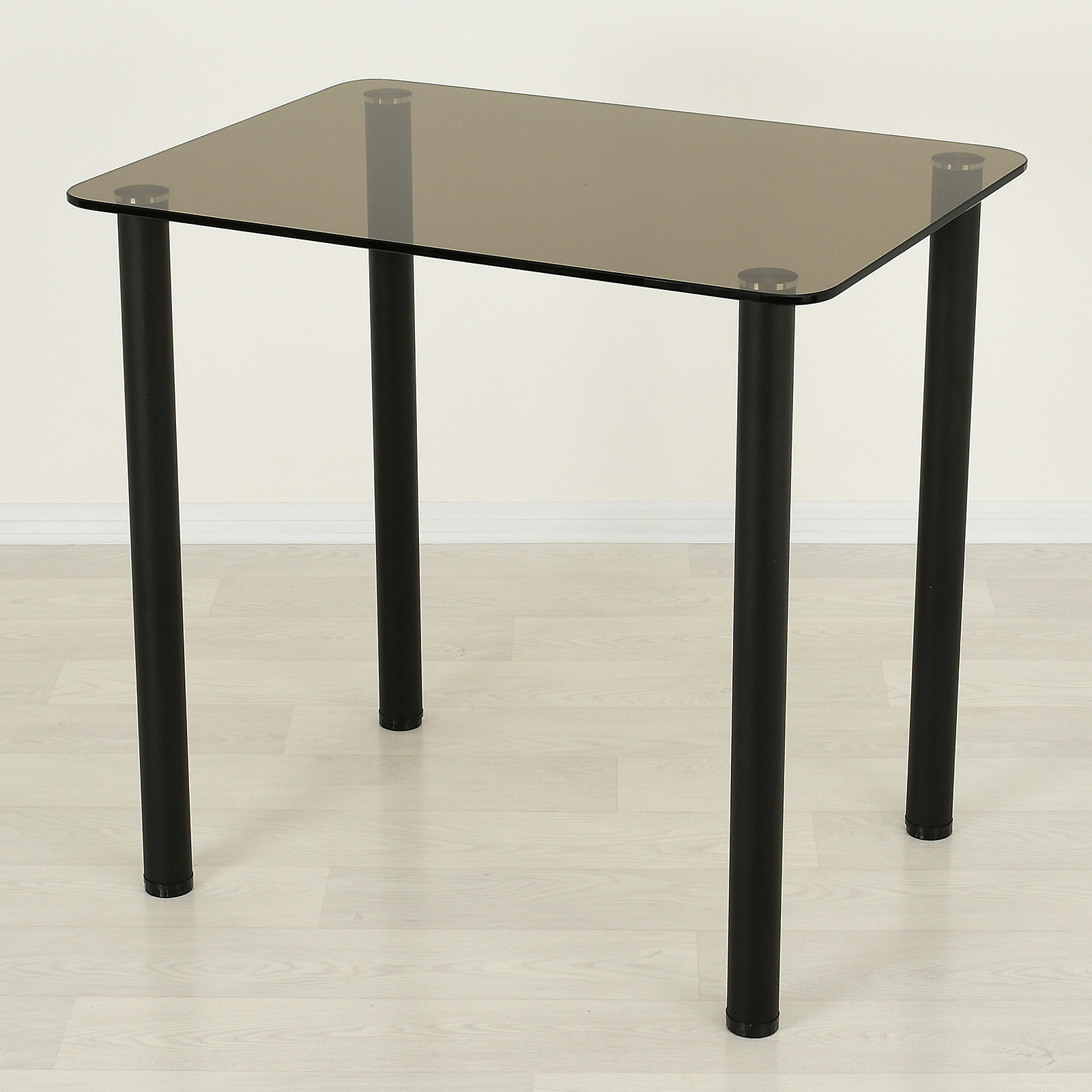 Стеклянный стол Mebel Apartment Эдель 10 бронза/черный 800х600