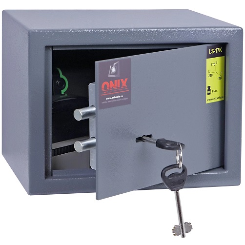 Сейф мебельный ONIX LS-17K с ключевым замком для дома и офиса