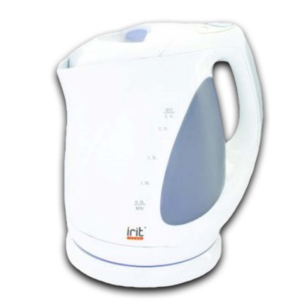 Чайник электрический Irit IR-1206 2.3 л белый, голубой