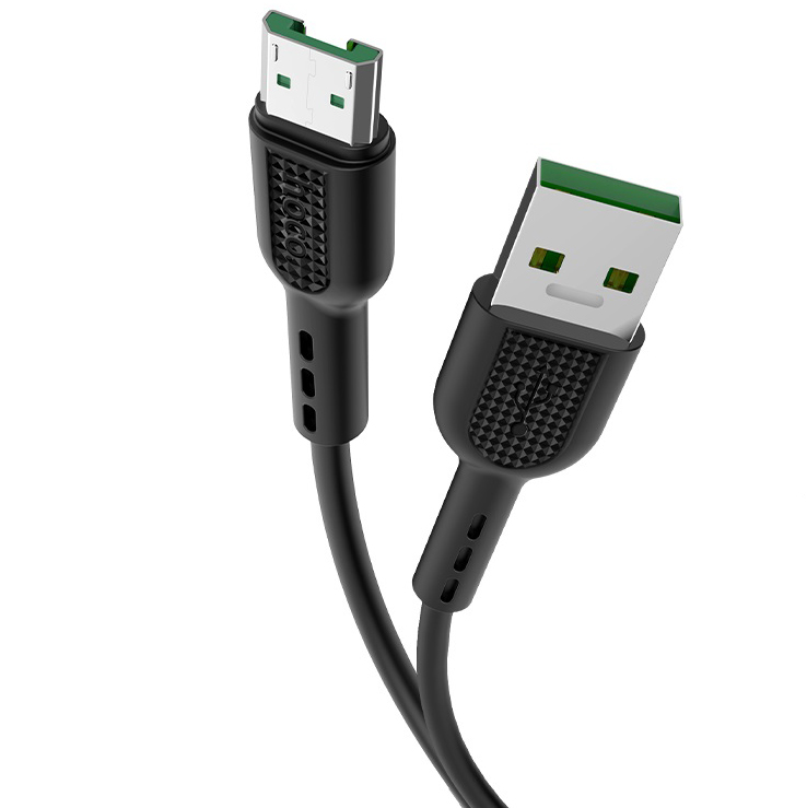 Кабель USB 2.0 A (m) - micro USB 2.0 B (m) 1м Hoco X33 - Черный
