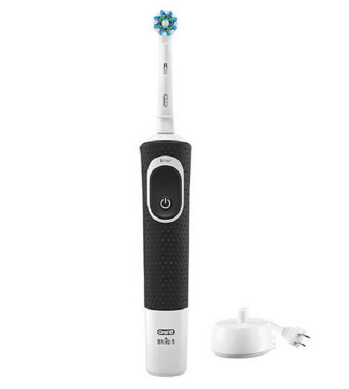 Электрическая зубная щетка Oral-B Vitality D100 белый, черный